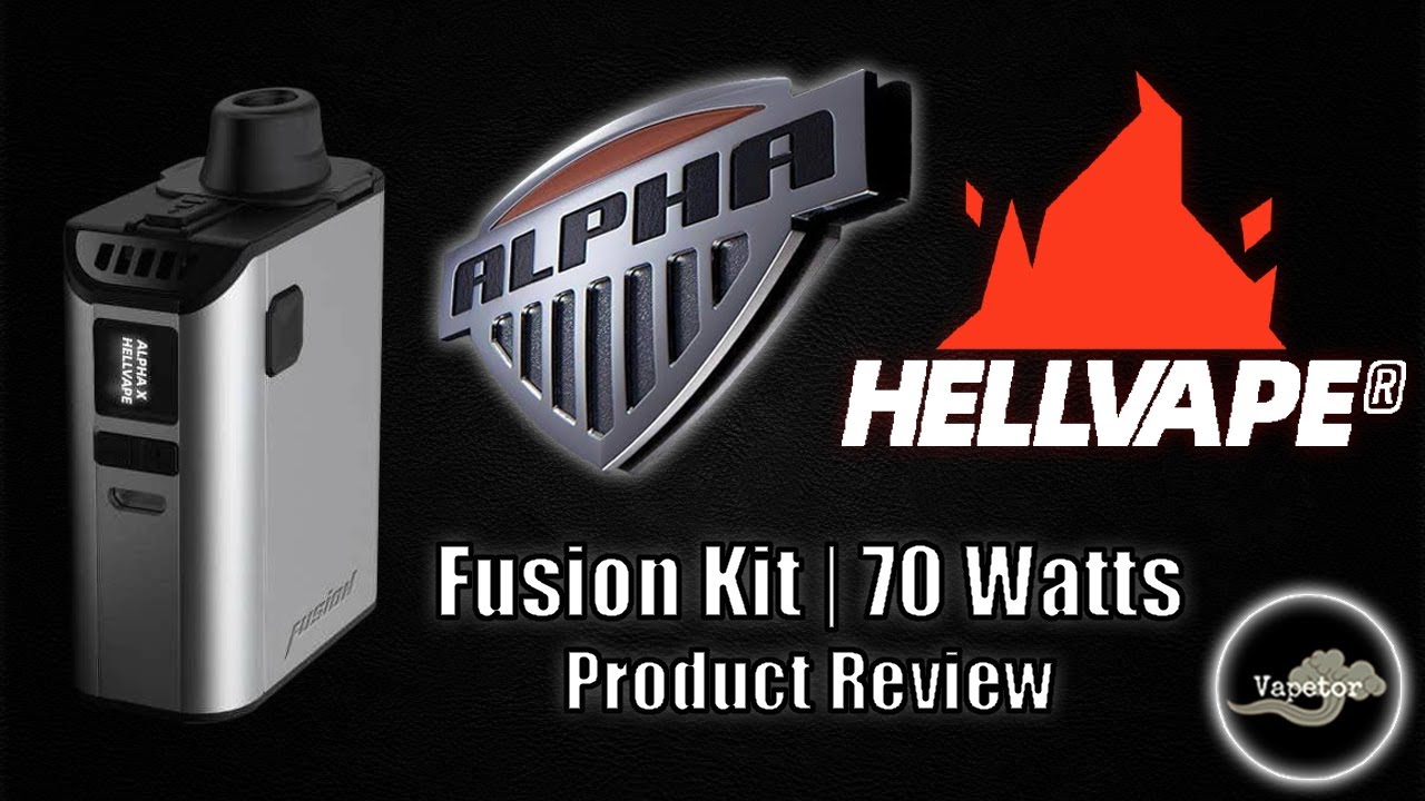 FUSION KIT | 70W POD KIT | A COLLABORATION OF ALPHA x HELLVAPE ...