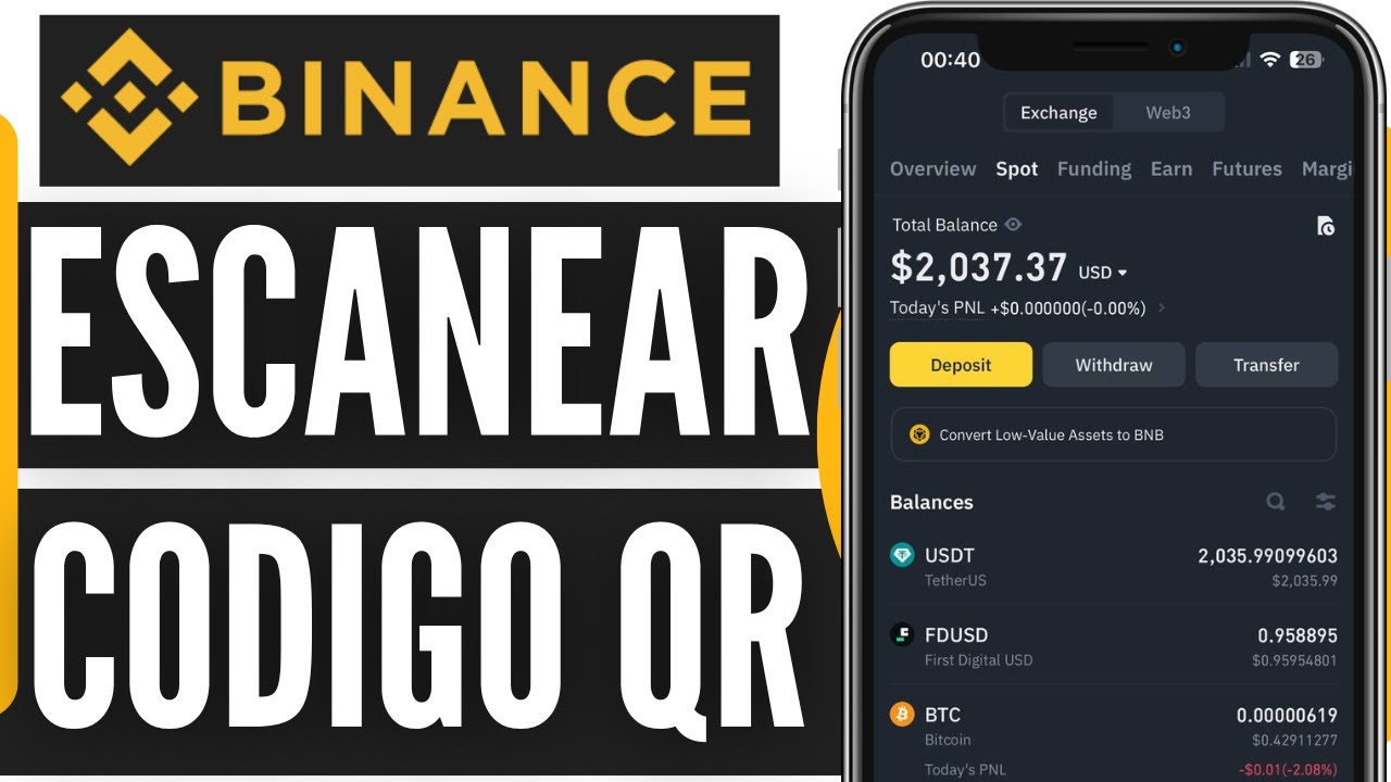Cómo Escanear Codigo QR Binance (Rápido y Fácil 2026) - YouTube