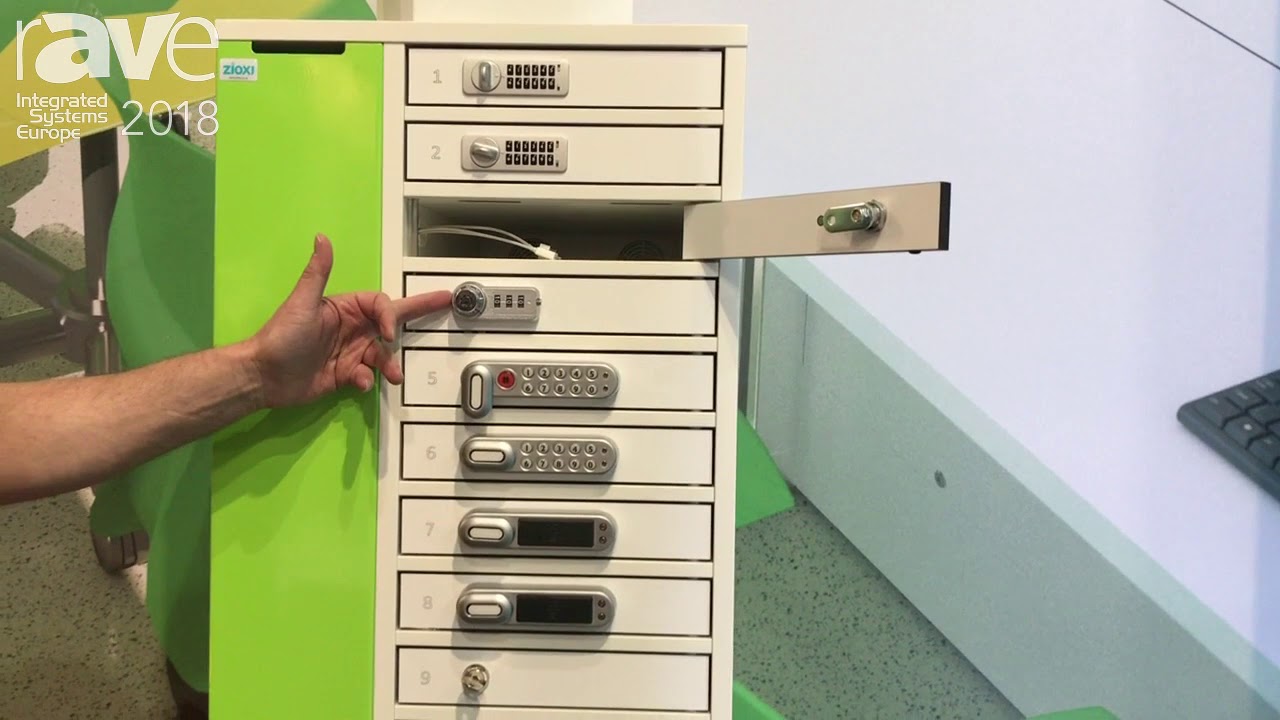 ISE 2018: zioxi Demos New Line of Charging Lockers for Smart Phones and ...