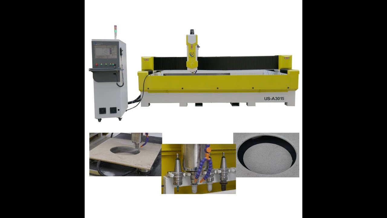 UBO CNC stone kitchen ATC cutting and polishing machine tool sensor ...