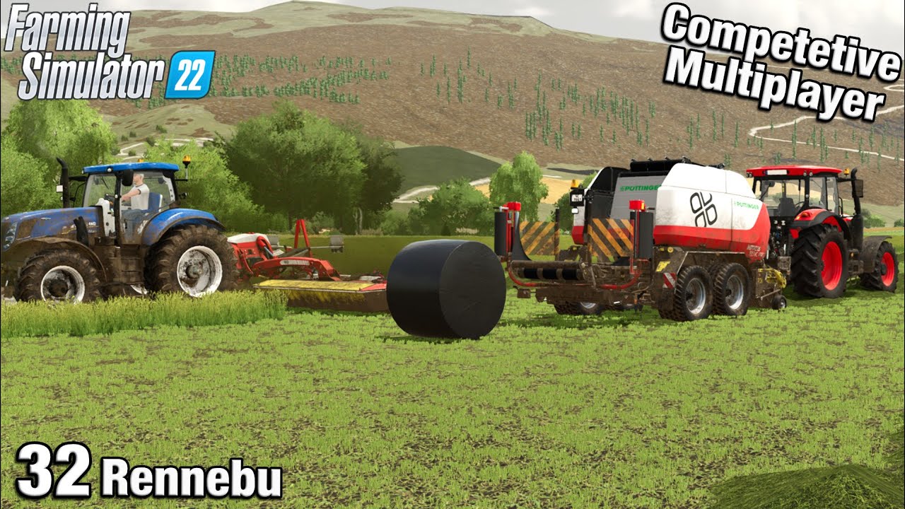 BUYING A MASSIVE GRASS FIELD Rennebu Competitive Multiplayer FS22 Ep 32 ...