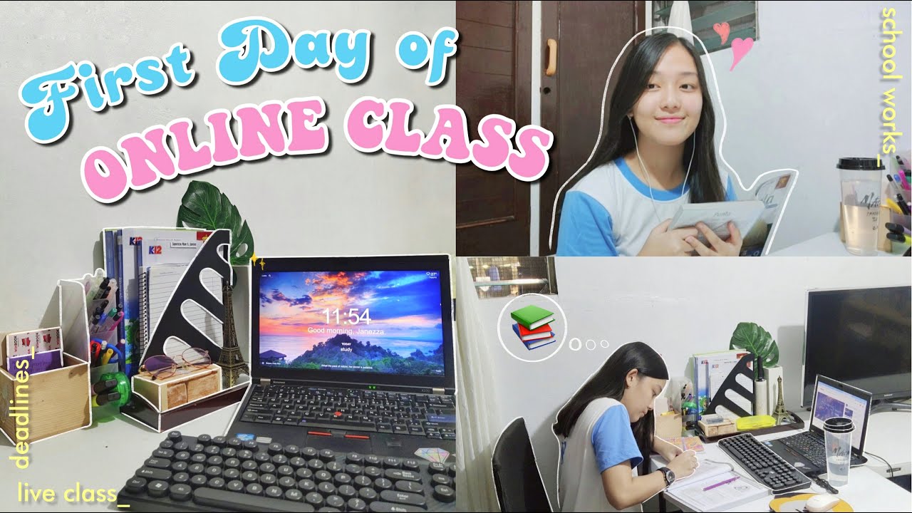 First Day Of Online Class📚💗 | GELAE AND JANEZZA - YouTube