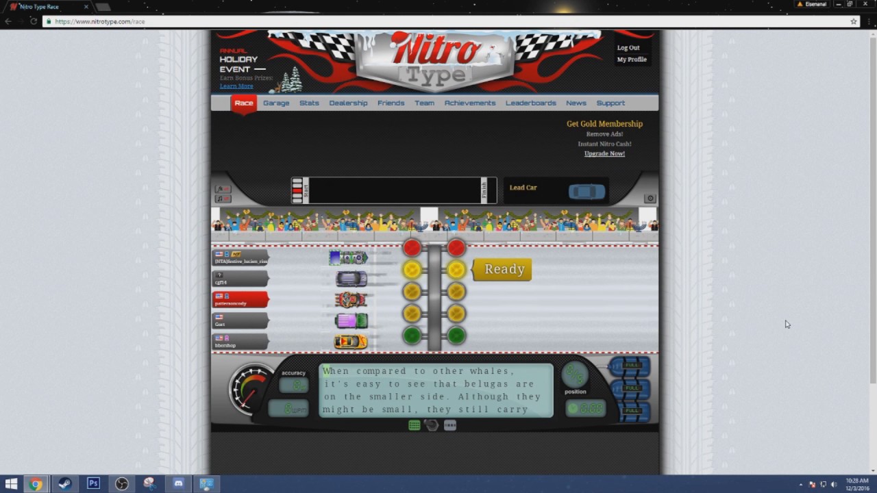 Nitro Type Master Timelapse - YouTube
