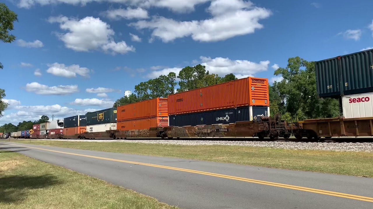 140 trains in 5 days Military trains in Folkston, Ga September 23rd ...