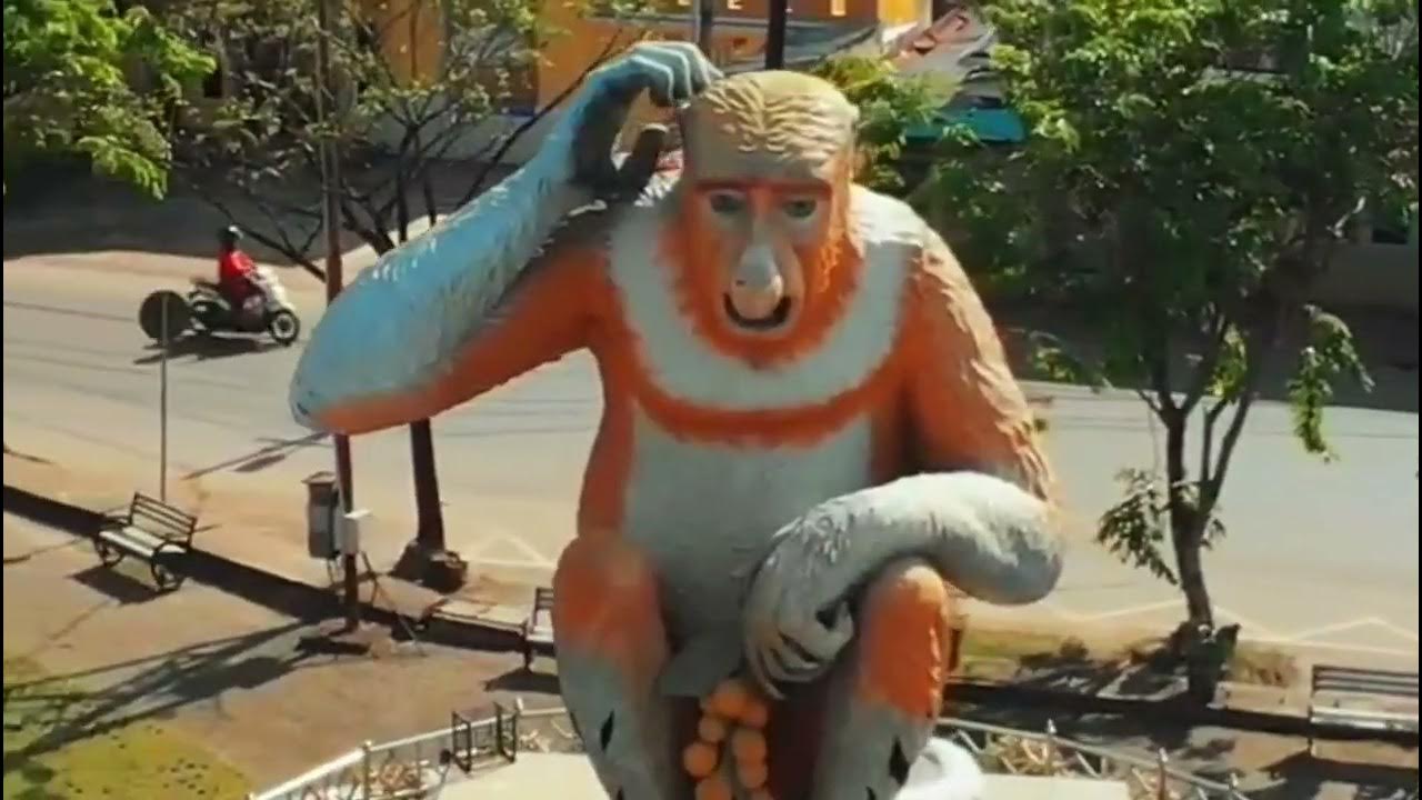 Objek Wisata Patung Bekantan | Banjarmasin, Kalimantan Selatan - YouTube