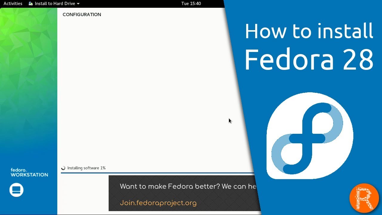 How to install Fedora 28 - YouTube