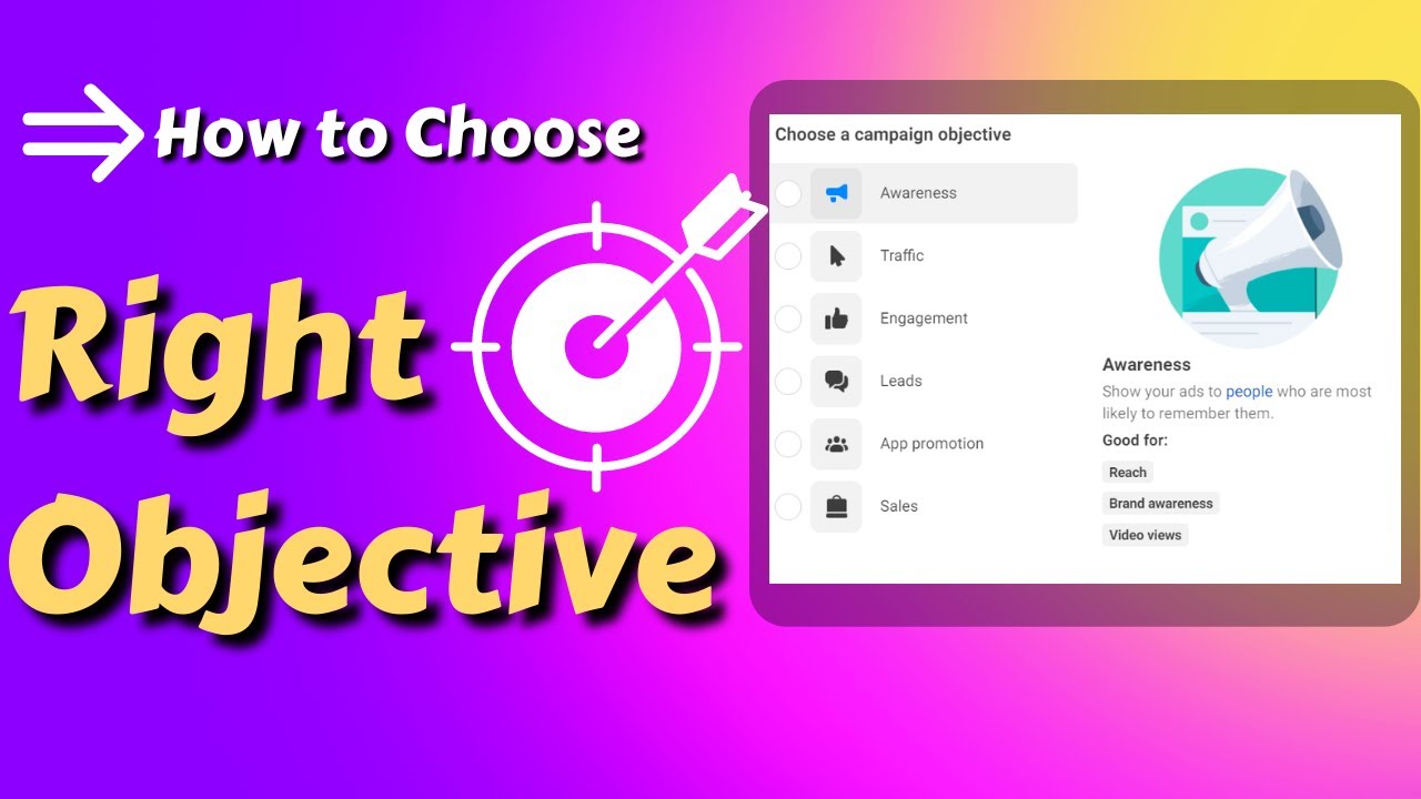 How to Choose Right Objective | Facebook Ads Complete Course - YouTube