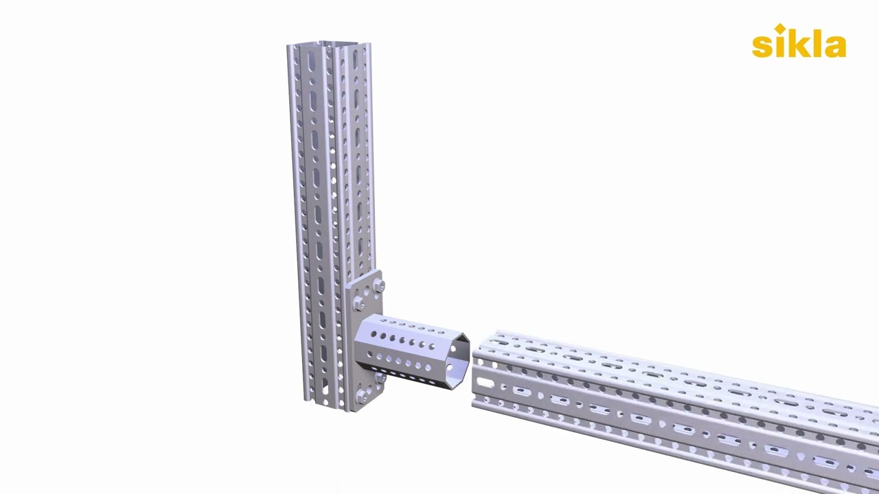 siFramo and self forming screw stepless connections - YouTube