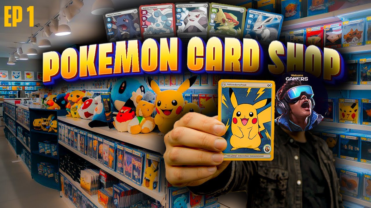 FINALLY I OPENED MY POKEMON CARD SHOP 😍🤑 - YouTube