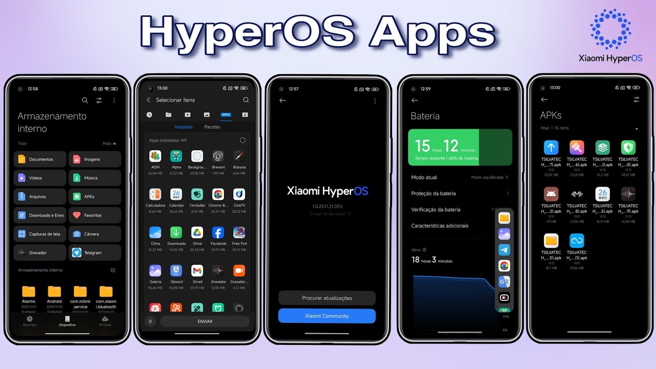 É Oficial! 🔥 Xiaomi HyperOS Apps - Agora Sim - É Disso que o Povo Gosta - Seu Xiaomi Merece Isso ...
