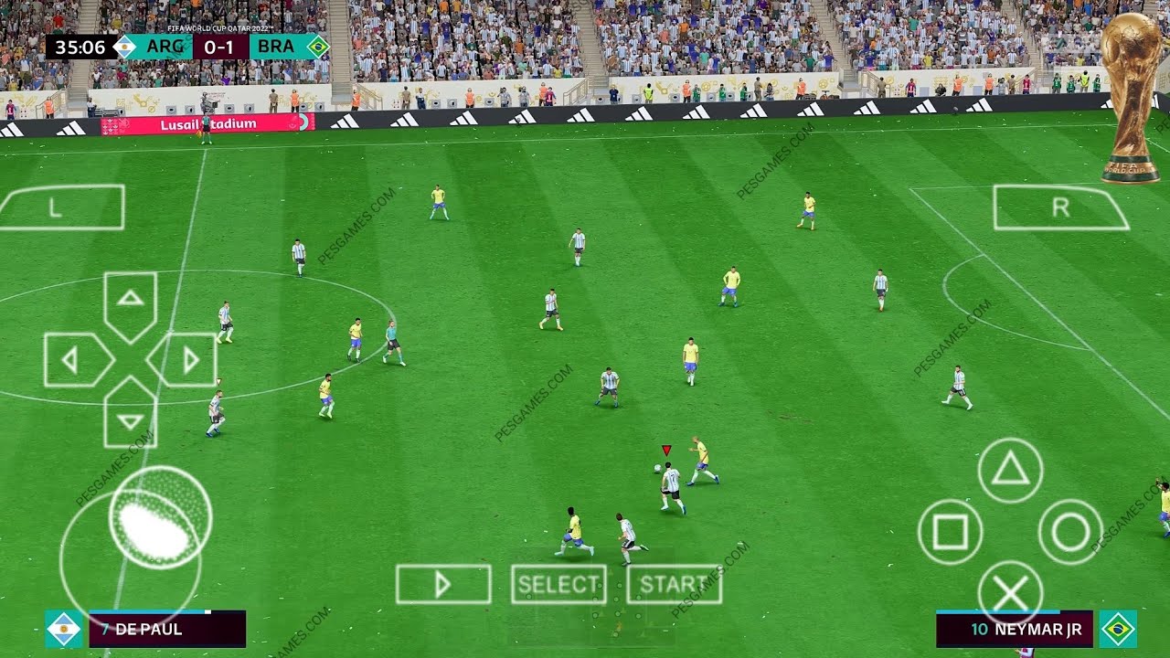 eFootball PES 2023 PPSSPP Android Emulator - YouTube