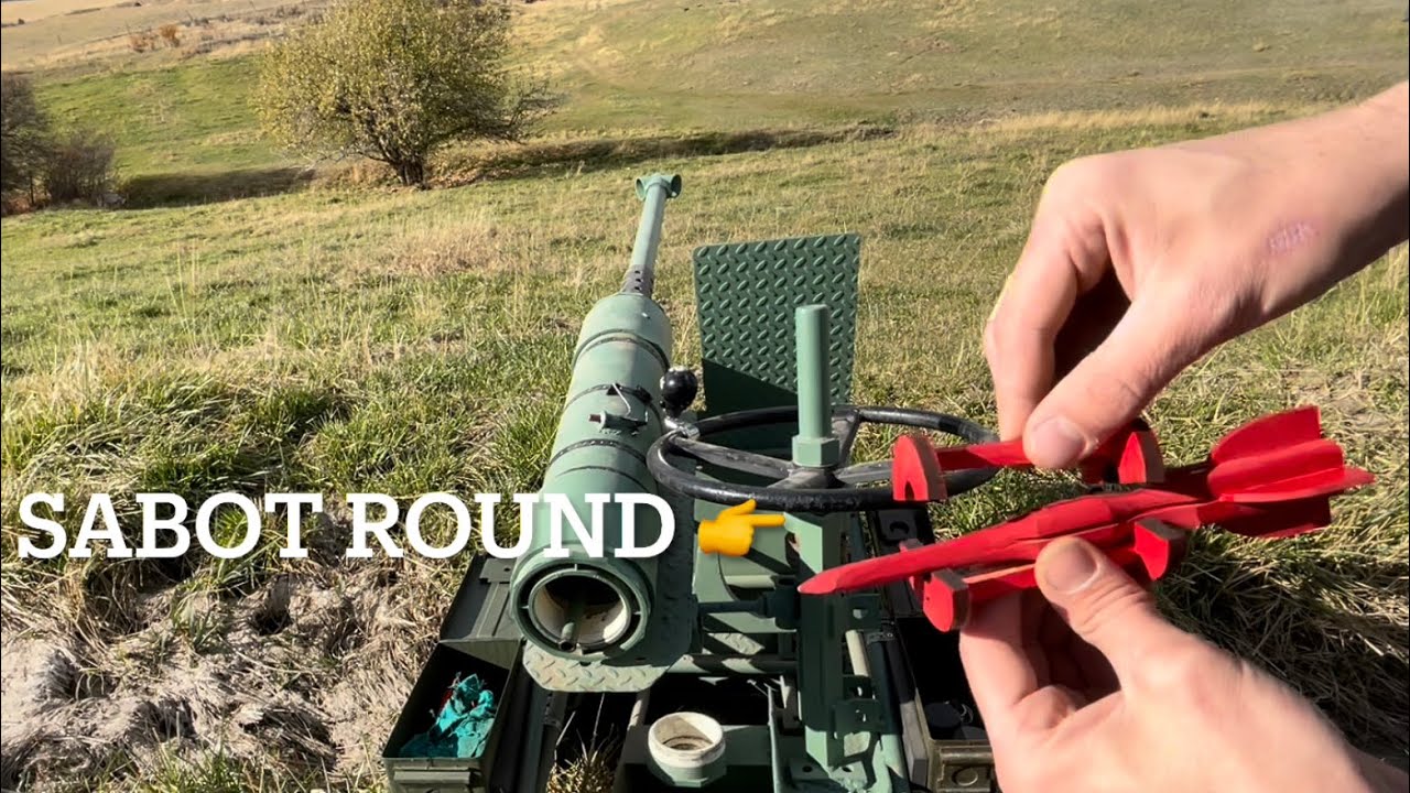 How to build wooden sabot rounds for a potato cannon. Test shots ...