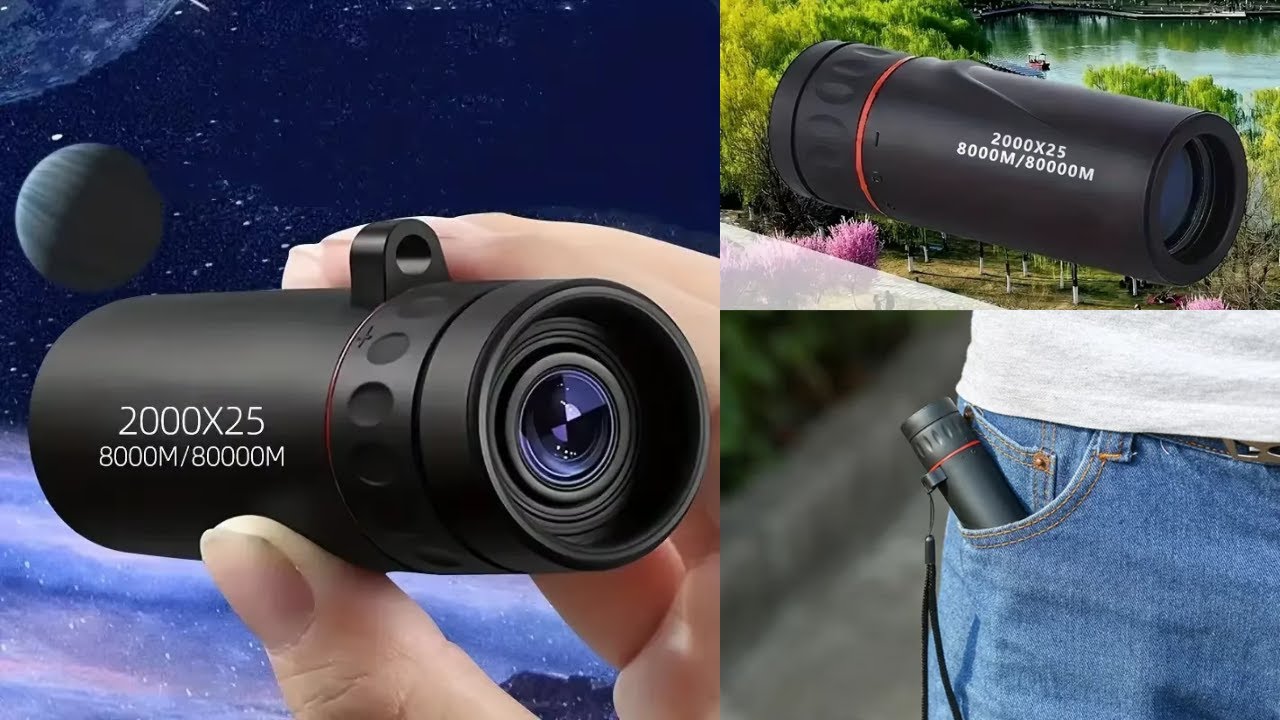 Outdoor 2000x25 HD Monocular Telescope Review | Best Mini Portable ...