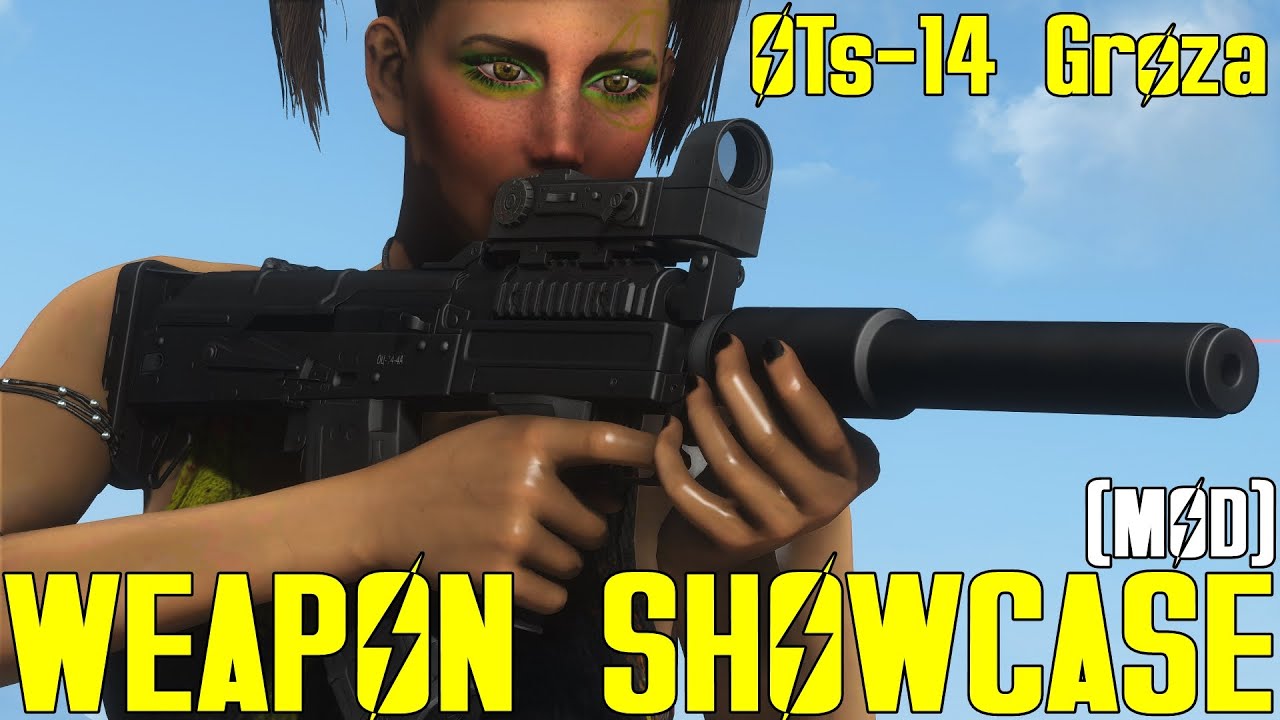 Fallout 4: OTs-14 Groza - Weapon Mod Showcase - YouTube