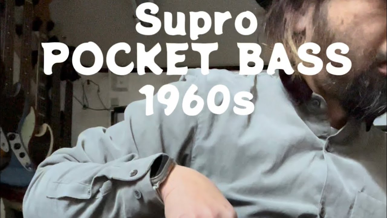 【大好き！変なベース！】ポケットベースの音色。Supro Pocket Bass 1960s Sound.フィンガー、ピッキング両方にて ...