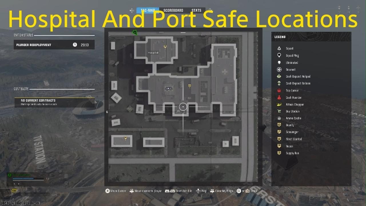 Verdansk Hospital And Port Safe Locations - YouTube