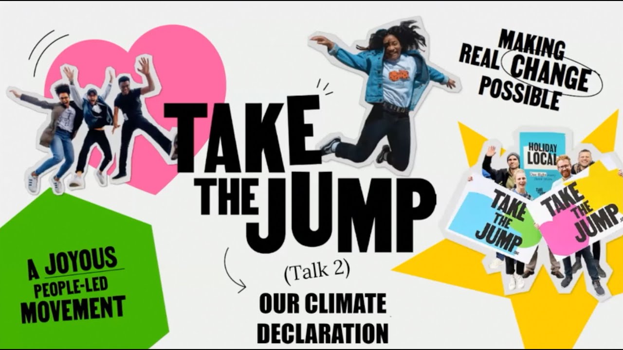 Take The Jump presented by founder Tom Bailey - Climate Change Campaign ...