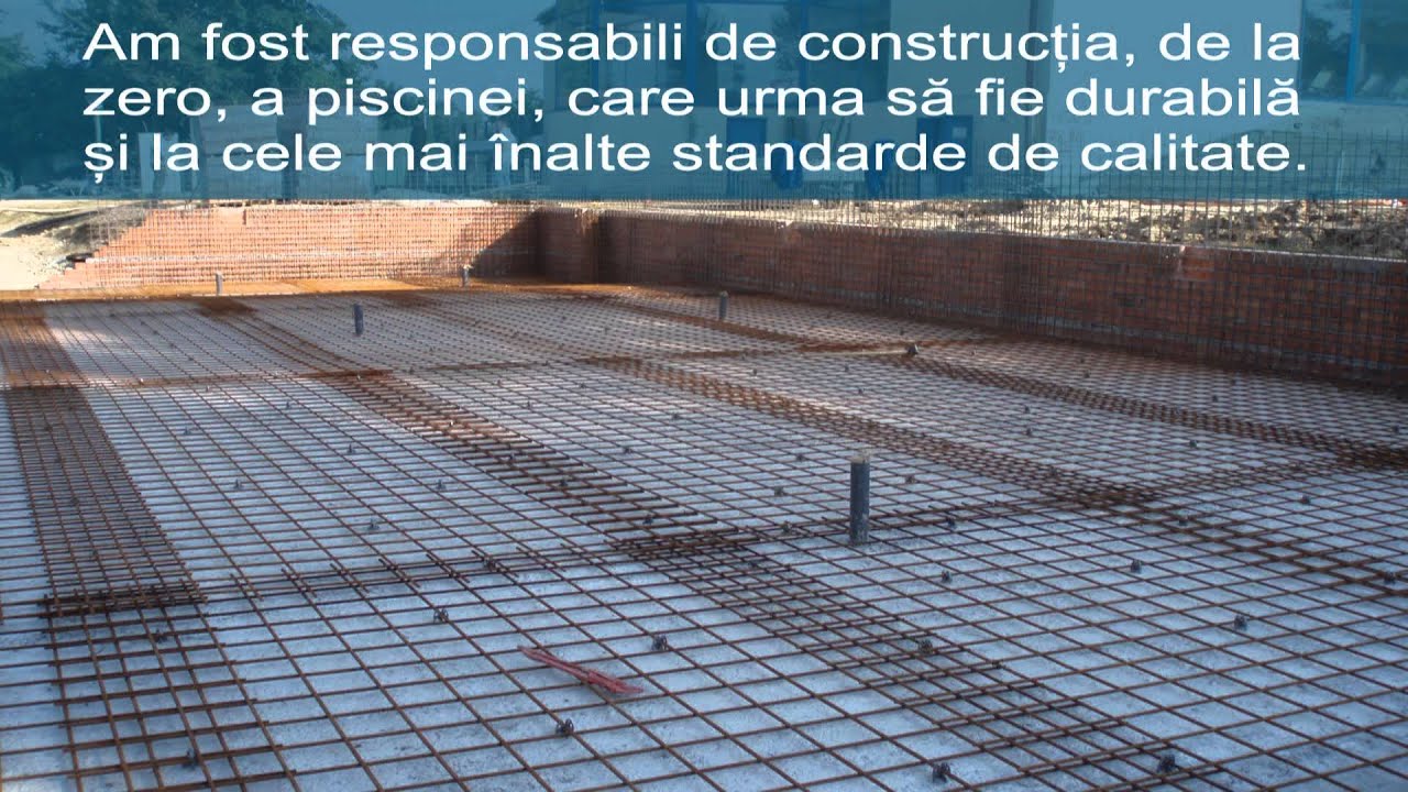 Constructie piscina semiolimpica - YouTube