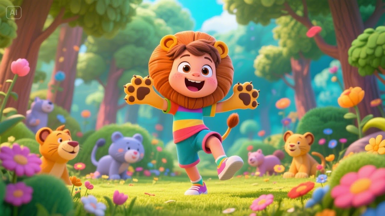 Animal Freeze Dance Party – Roar, Moo, Stop! | Wild & Wiggly Song for ...