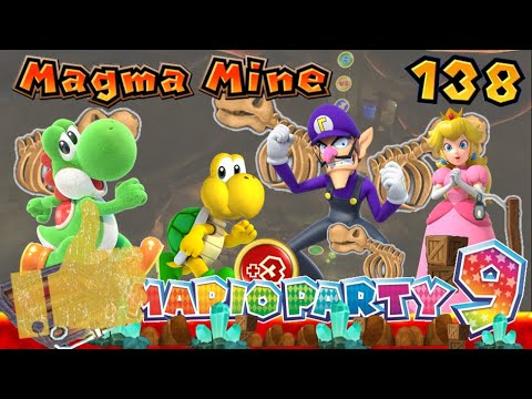 I got more than 100 Mini Stars - Mario Party 9 Party Mode #138 Magma ...