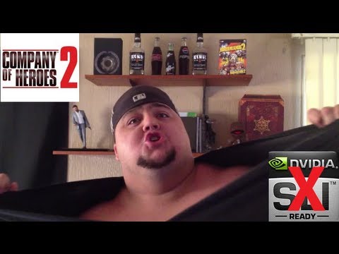Angry Fat Guy - Company of Heroes 2 Review No SLI Support - YouTube