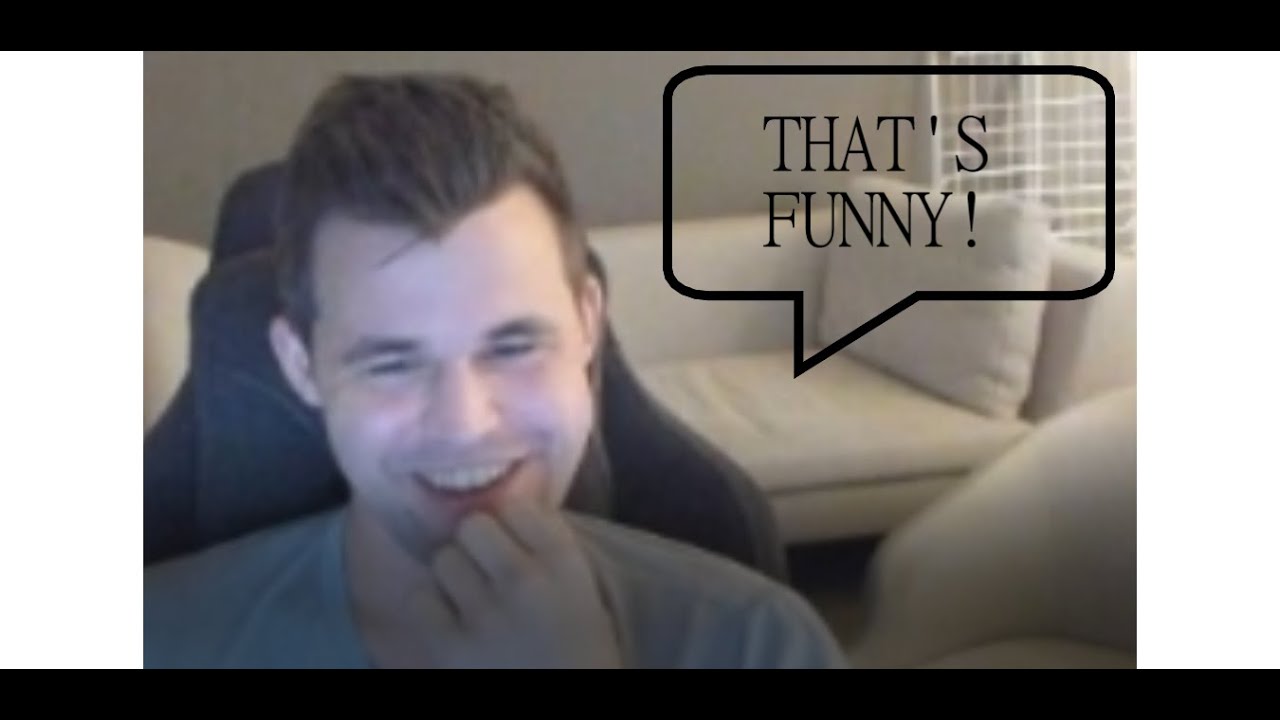 MAGNUS CARLSEN Laughs at my Joke and says it was FUNNY! - YouTube