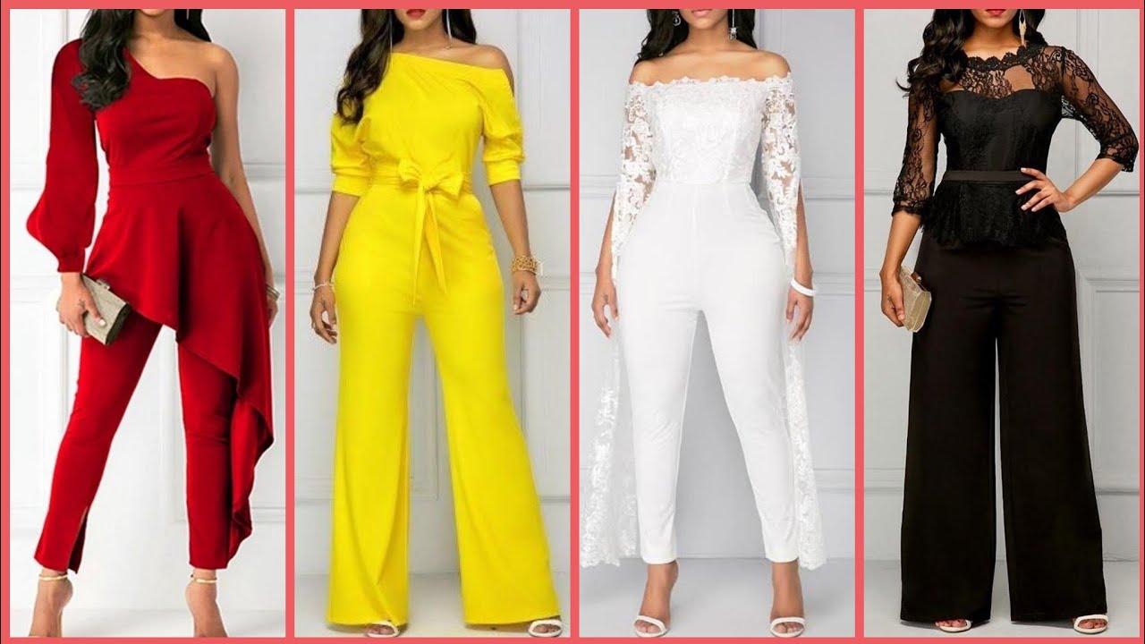 Most Attractive Charming And Trendy Designer Plain Jumpsuits Design ...