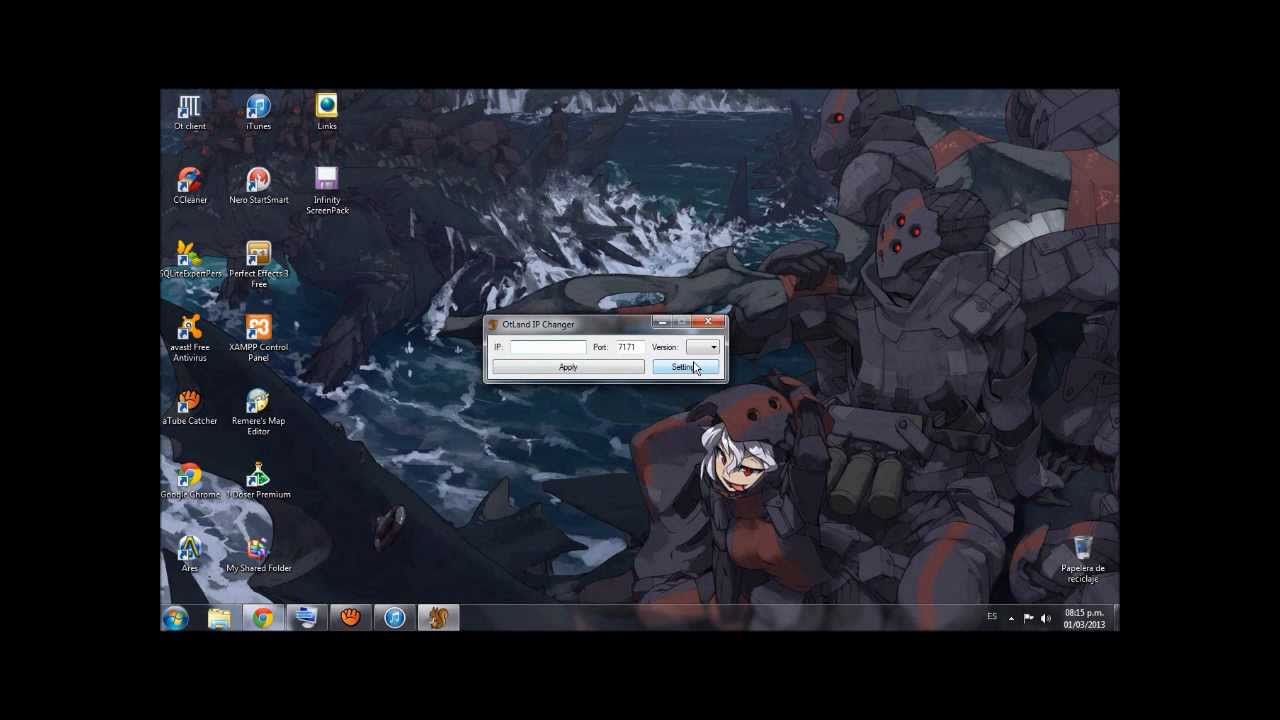 Descargar y cómo agregar versiones al Otland Ip changer - YouTube