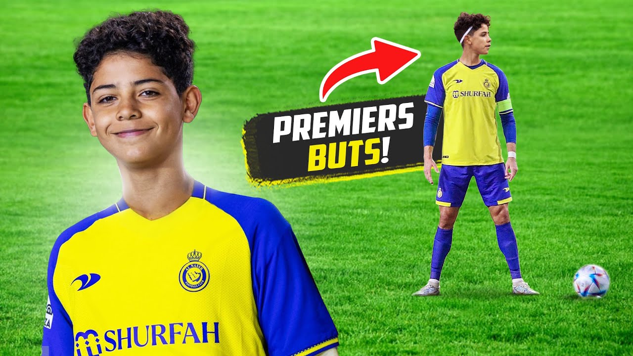 LES PREMIERS BUTS DE RONALDO JR POUR AL NASSR: CRISTIANO JR CHOQUÉ LORS ...