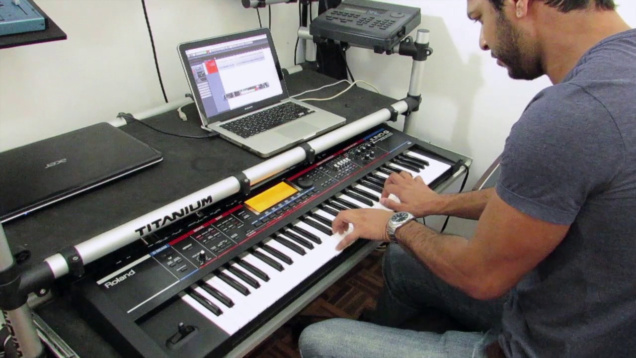 ROLAND JUNO G - Resample Piano NORD - YouTube