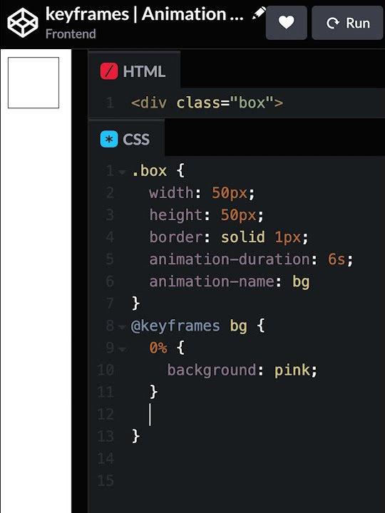 #3 @keyframes - Change Color | CSS | Frontend | Take it easy #shorts ...