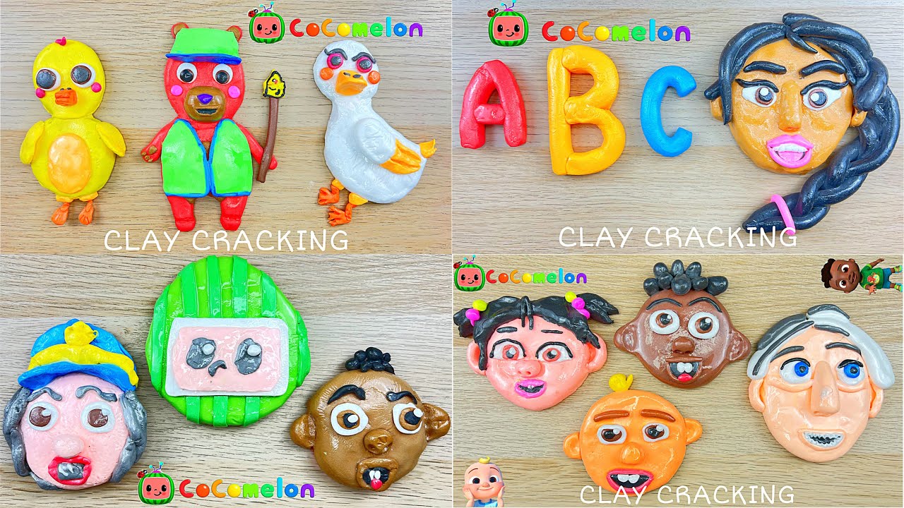 CoComelon Clay Cracking Collection 코코멜론 클레이 크래킹 컬렉션 - YouTube