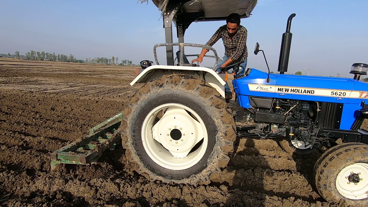इस ट्रैक्टर की चाल कम से कम और तेज से तेज New holland 5620 tractor ...