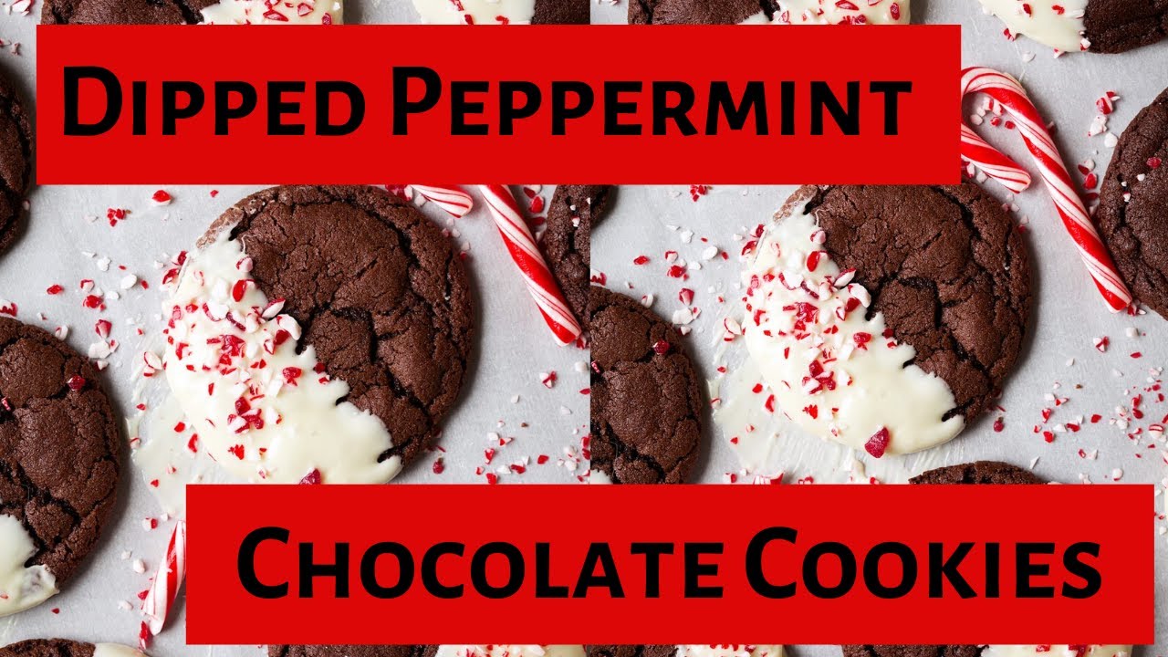 HOW TO make | Dipped Chocolate Cookies | Day 10 | Christmas Baking ...