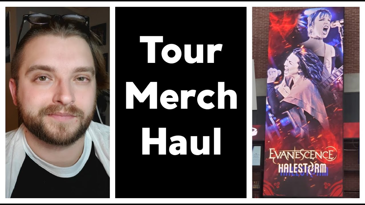 Evanescence & Halestorm | Tour Merchandise Haul - YouTube