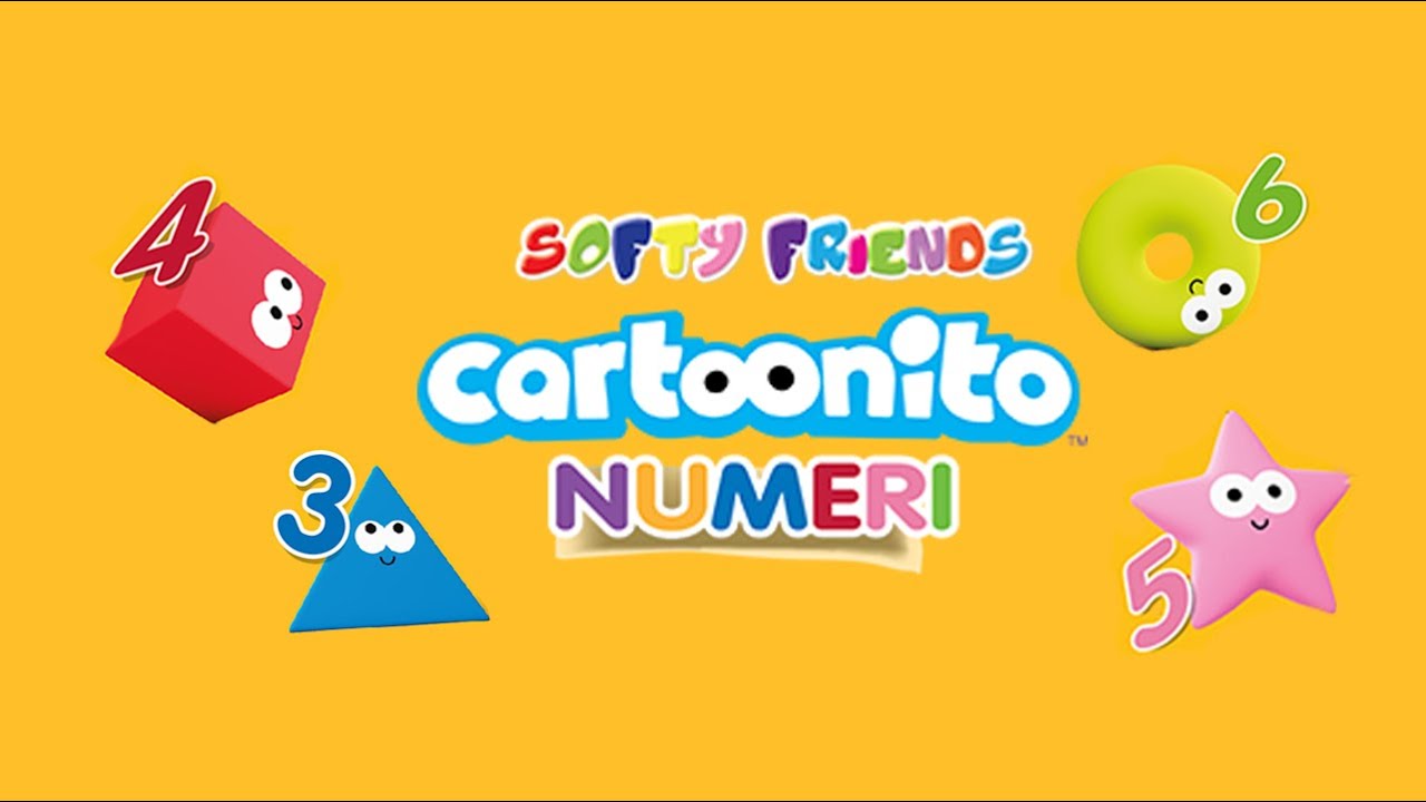 Impara a contare con i Softy Friends Cartoonito Numeri - YouTube