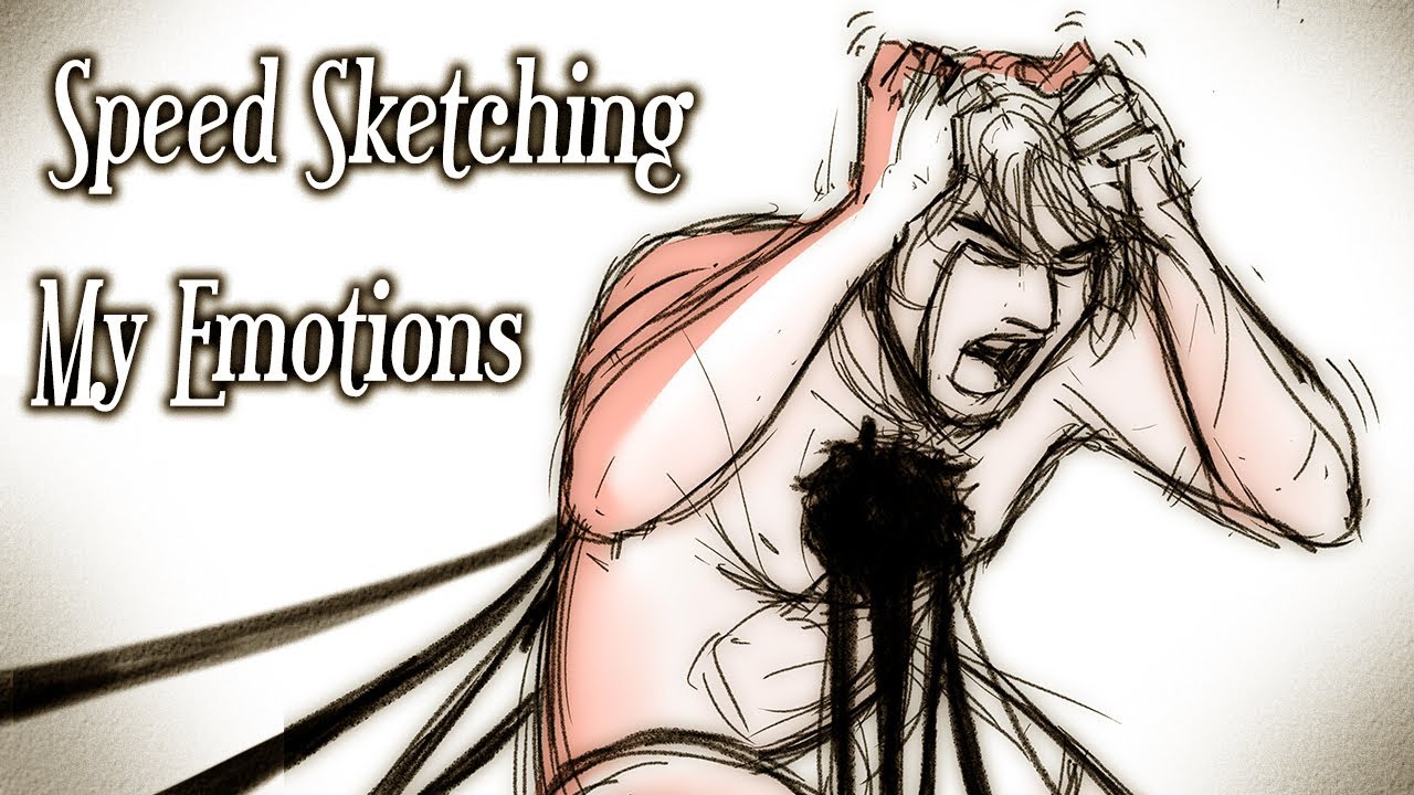 Speed sketching my emotions - Simple Sketch Timelapse - YouTube