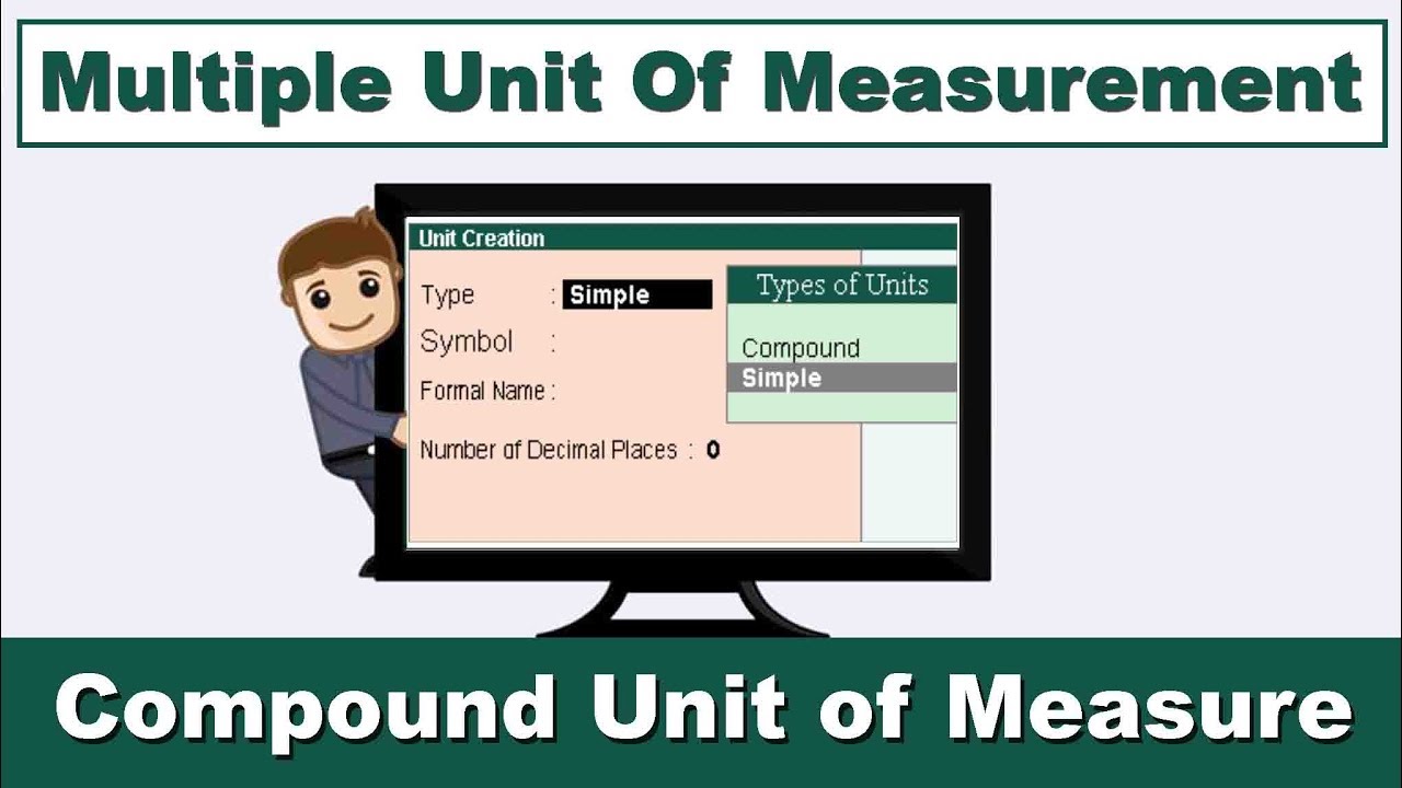How to Create Multiple Unit Of Measurement in Tally ERP.9 - YouTube