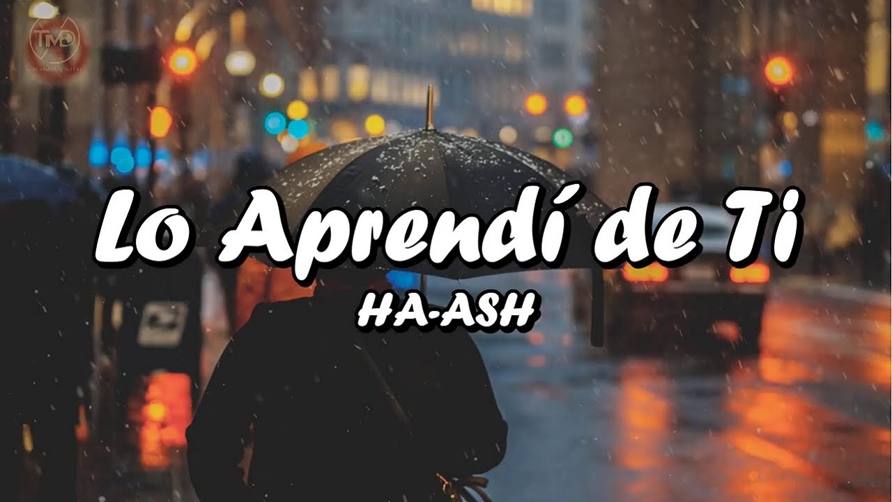 Lo Aprendí De Ti (Letra) - Ha-Ash - YouTube