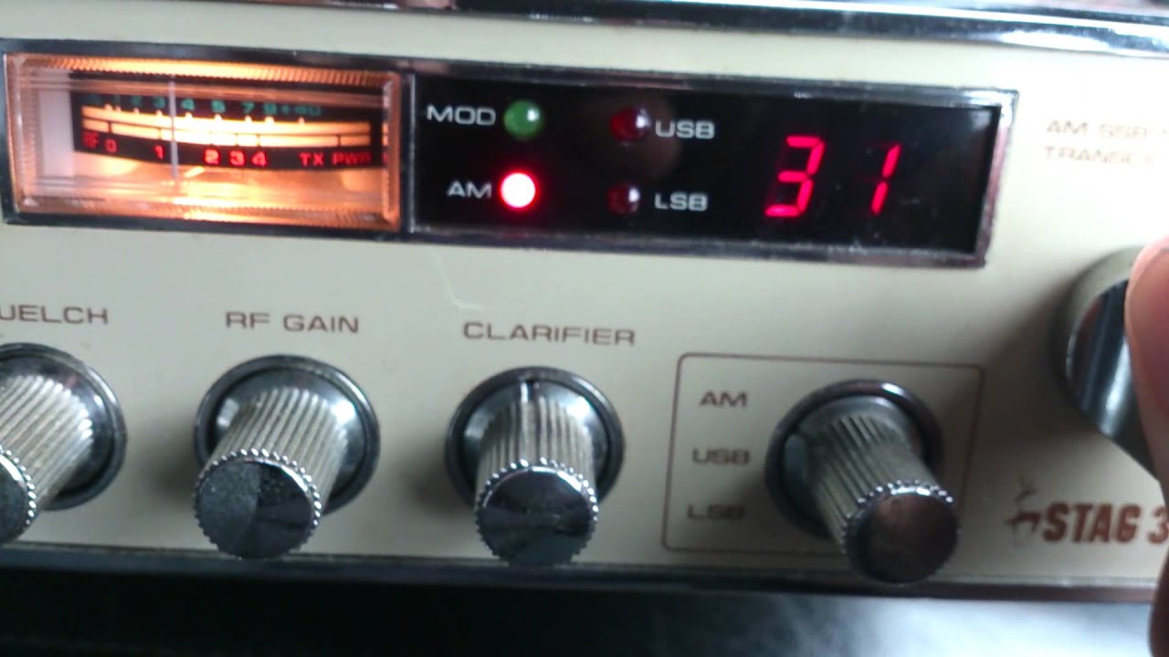 Stag 357 Ssb and am american cb radio(1) - YouTube