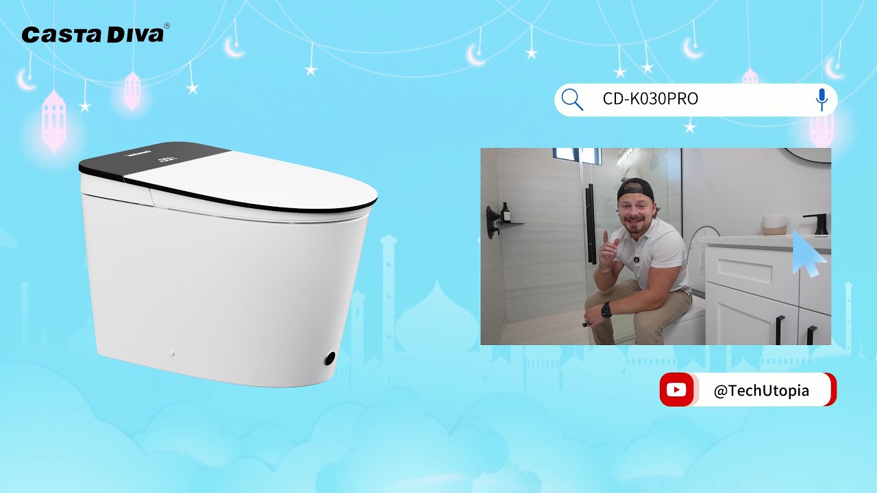 Casta Diva × TechUtopia | CD-K030PRO: "The Future of Bathroom Luxury ...