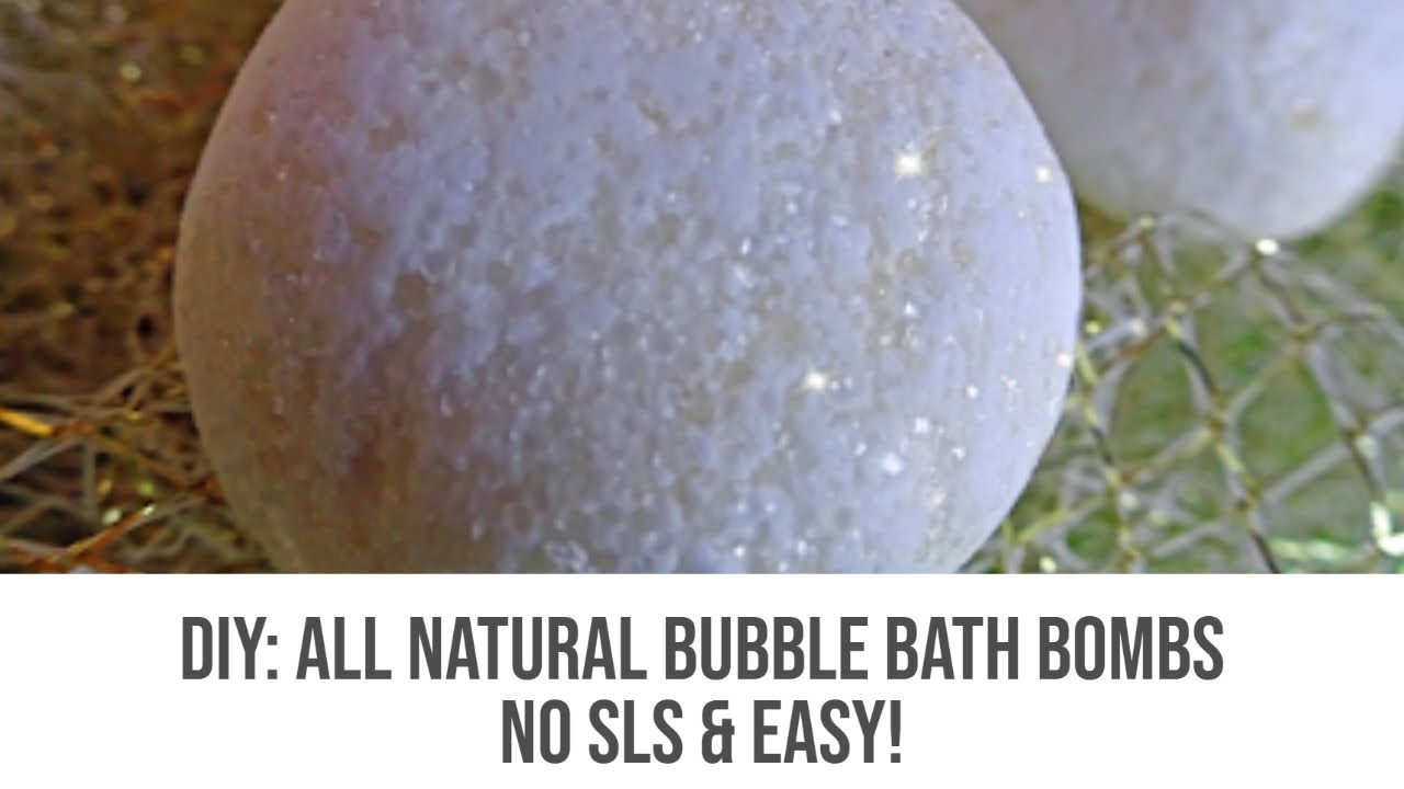 DIY ️ Make Your Own All Natural Bubble Bath Bombs ️ No SLS & EASY ...