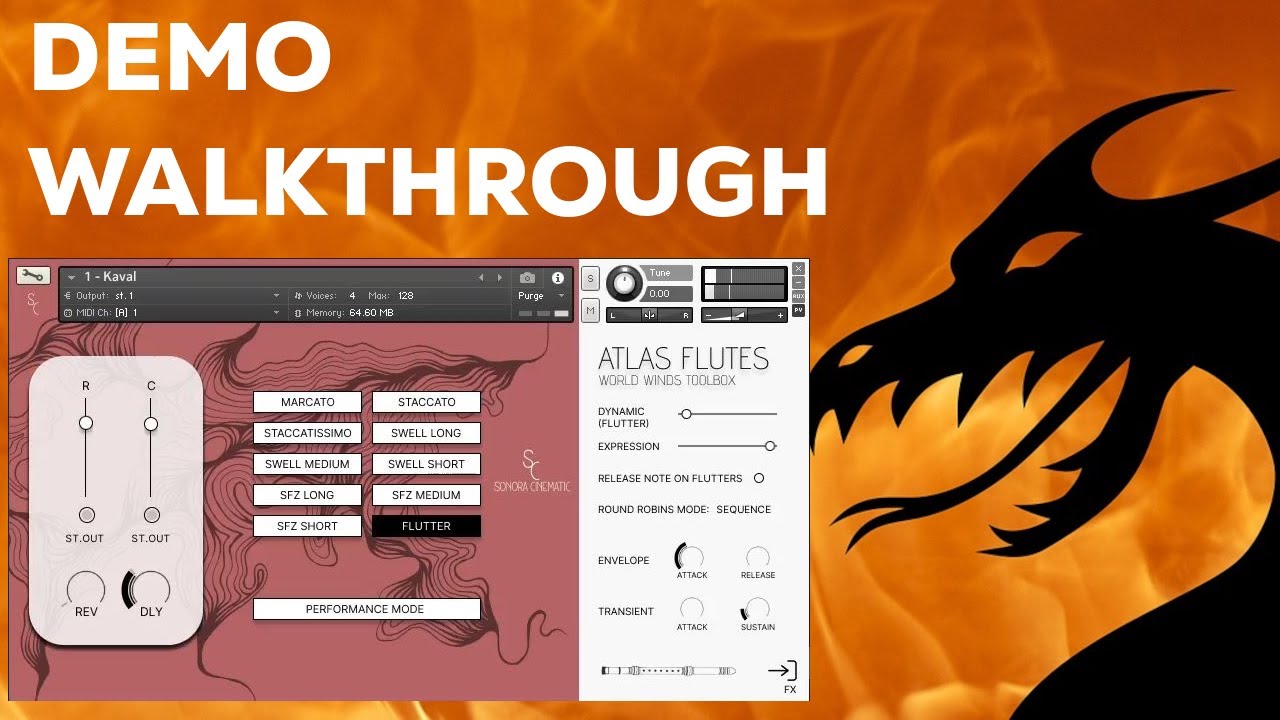 Atlas Flutes - Demo Walkthrough - YouTube