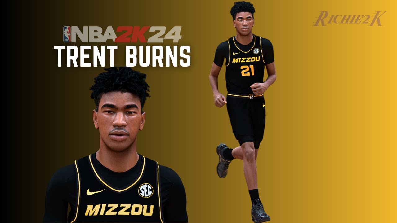 Trent Burns Face Creation NBA 2K24 - YouTube