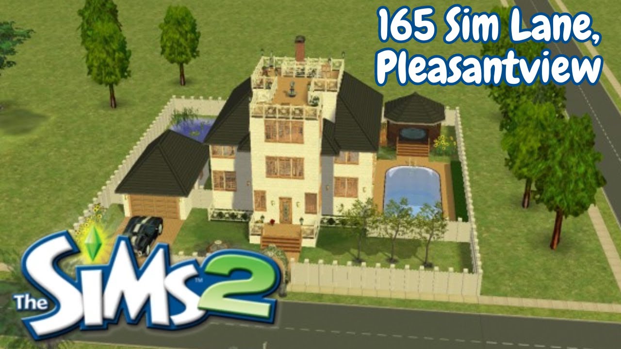 165 Sim Lane (Goth Manor) - Sims 2 Pleasantview House Reno (Part 1 ...