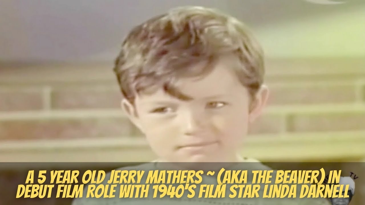 5 yr old Jerry Mathers ('The Beaver') in acting debut with Linda ...