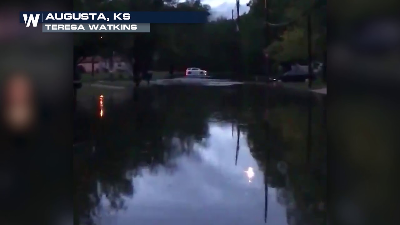 Augusta, Kansas Hit Hard by Floods - YouTube