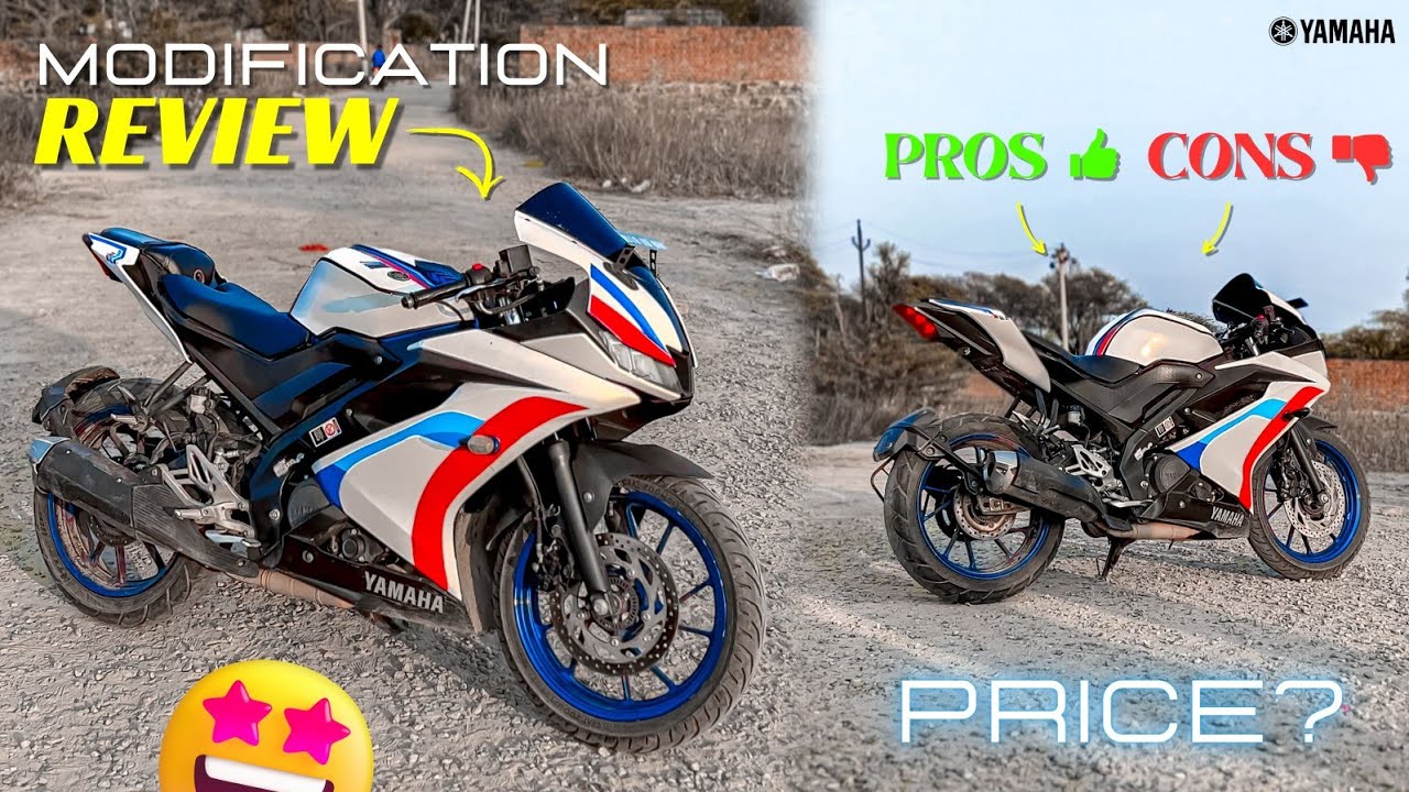 R15 BEST MODIFICATION || GOOD WRAP MODIFICATION😍 IN LOW BUDGET (REVIEW ...