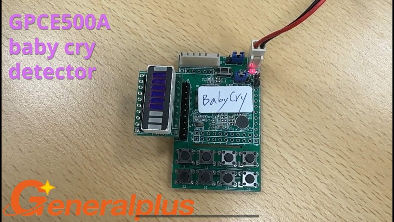 GPCE500A Baby cry detector - YouTube