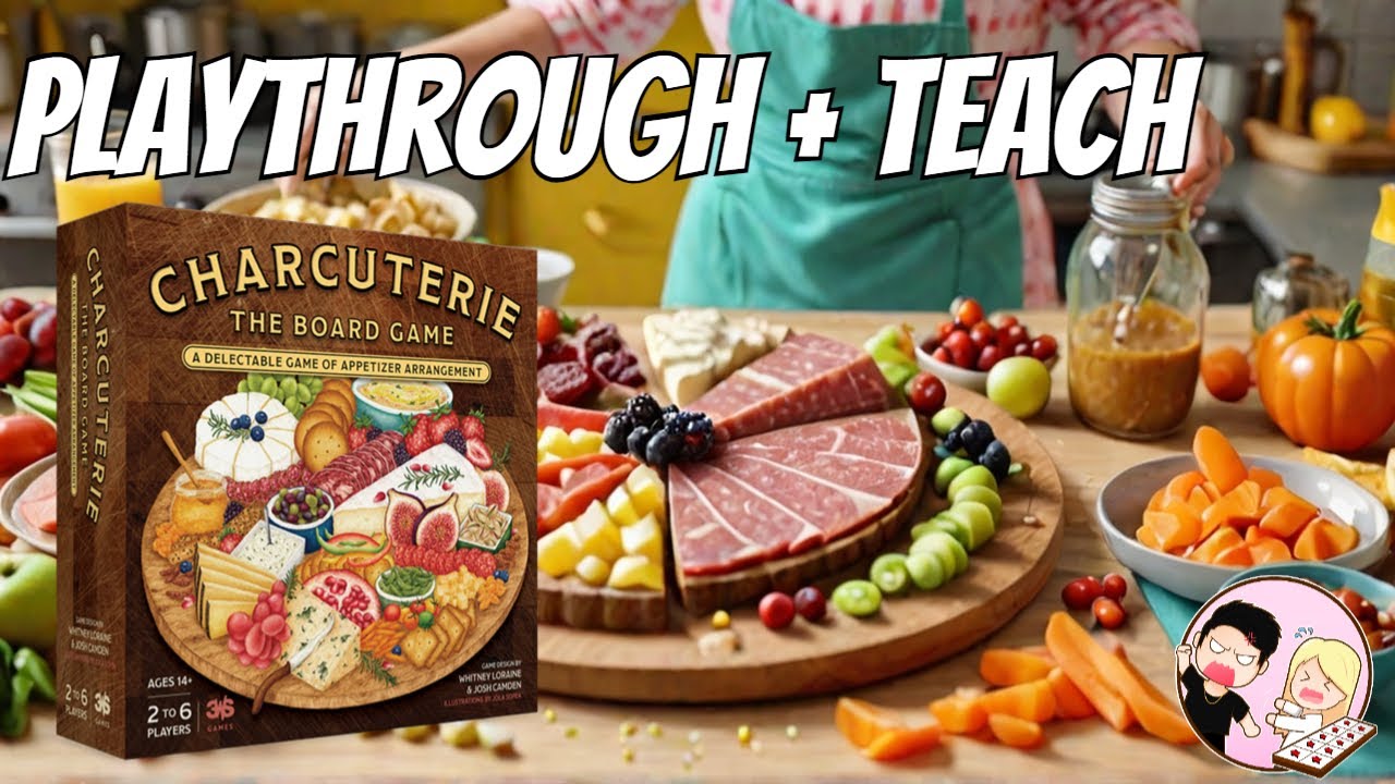 Charcuterie The Board Game Playthrough | Th3rd World Studio Games - YouTube
